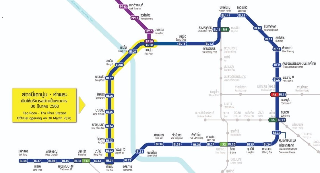 バンコク市内を一周する地下鉄（MRT）「ブルーライン」開通！利用状況を調べて見ました。 - タイメディアラボ